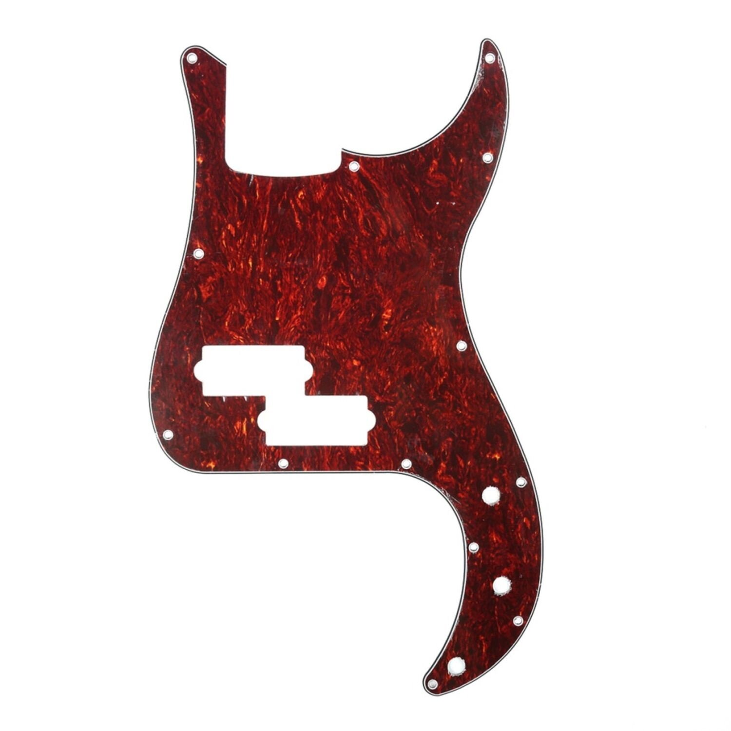 Панель для оригинального Fender Precision Bass, Musiclily MX0377, для 4-струнных, четырехслойная, черепаший панцирь