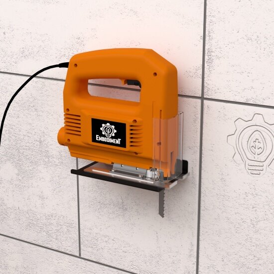 Держатель Embodiment для электролобзика, настенный, черный