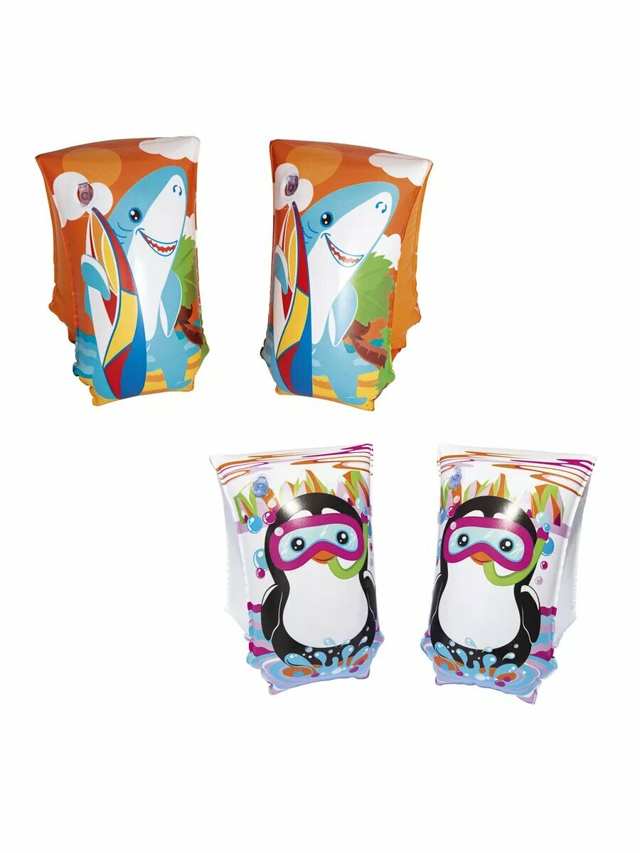 Нарукавники для плавания с акулой 30см х 15см