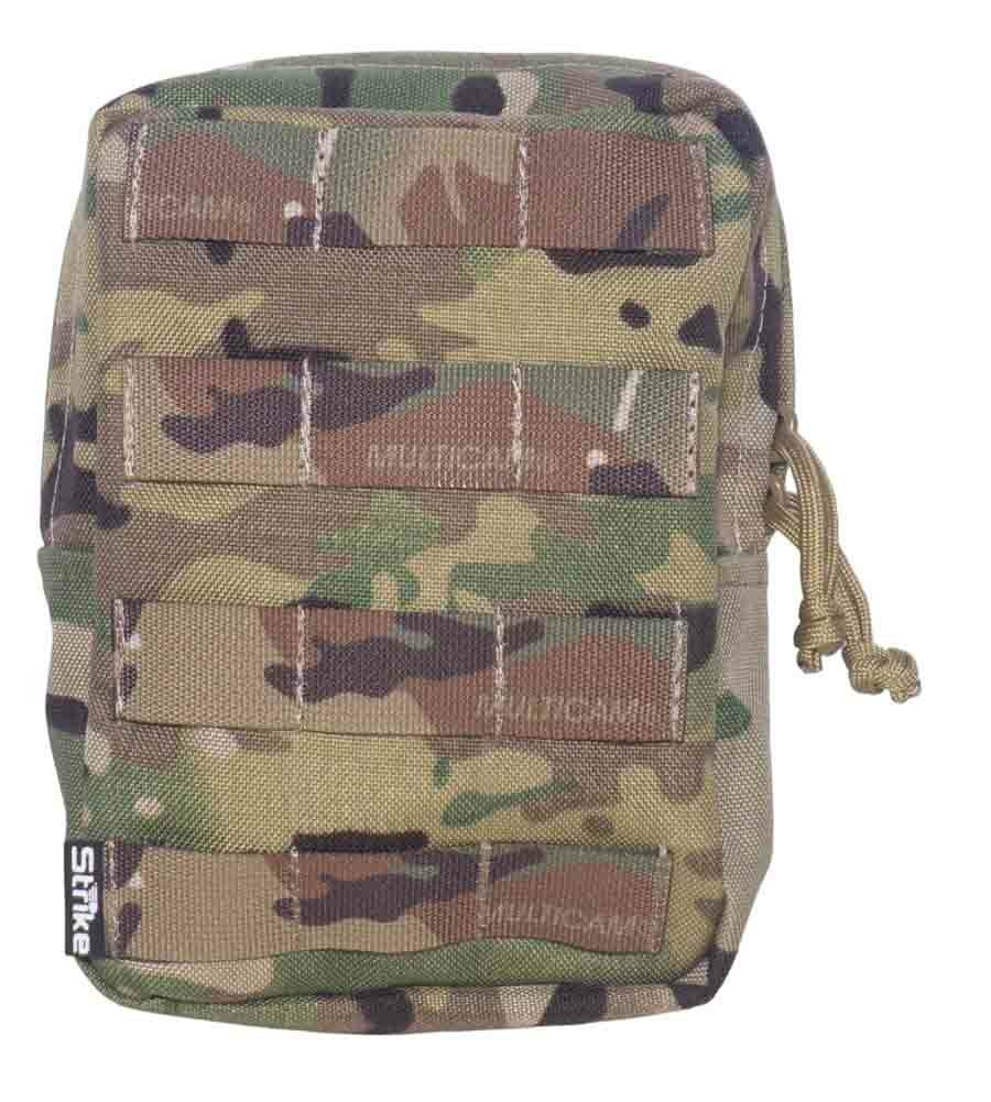 Подсумок утилитарный Strike вертикальный на 3 молле, мультикам кордура