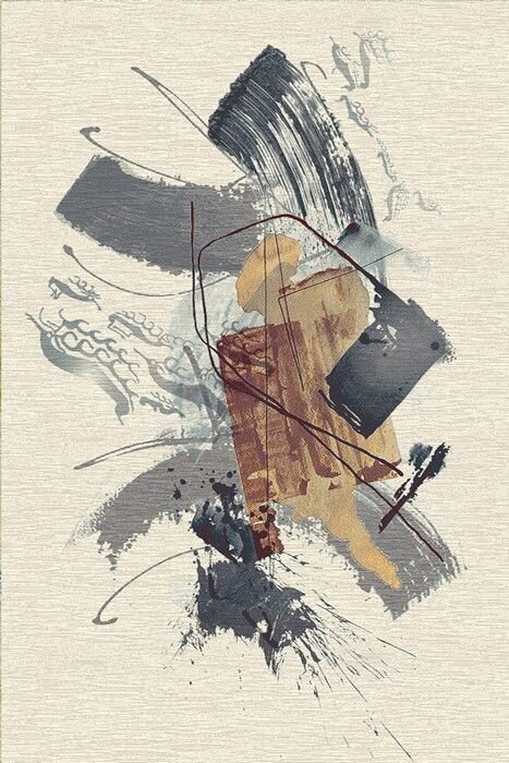 Ковер шерстяной монгольский на пол в гостиную в спальню 160х230 см современный ворс 10 мм 269873 Kover-Russia