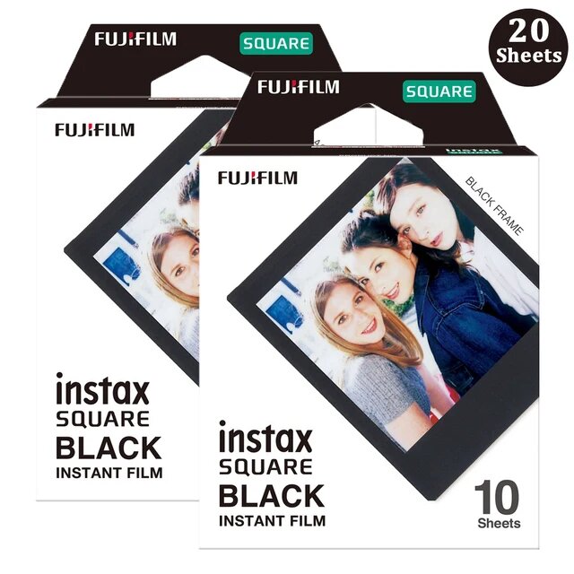 FUJIFILM Instax SQUARE пленка для камер SQ6 SQ10 SQ20 20 SQ Black