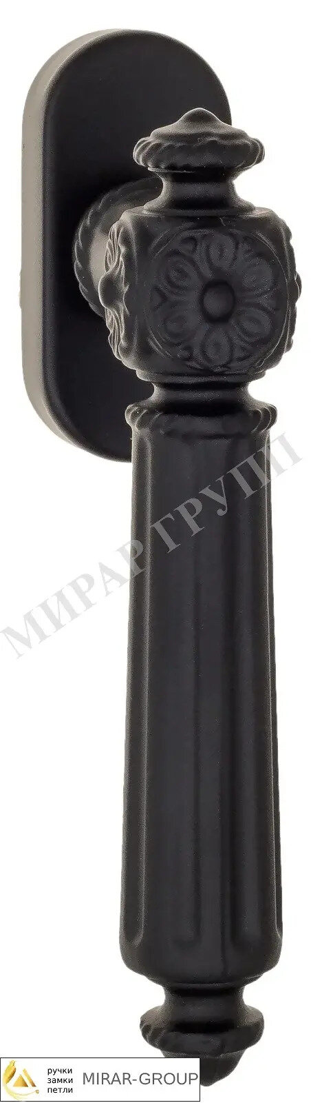 Ручка оконная Fratelli Cattini "TORCELLO" FW 7 черный