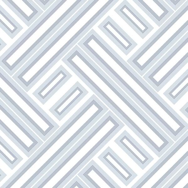 Обои Aura Geometrix GX37607 A; 0,53x10,05 м. , бумага , голубой