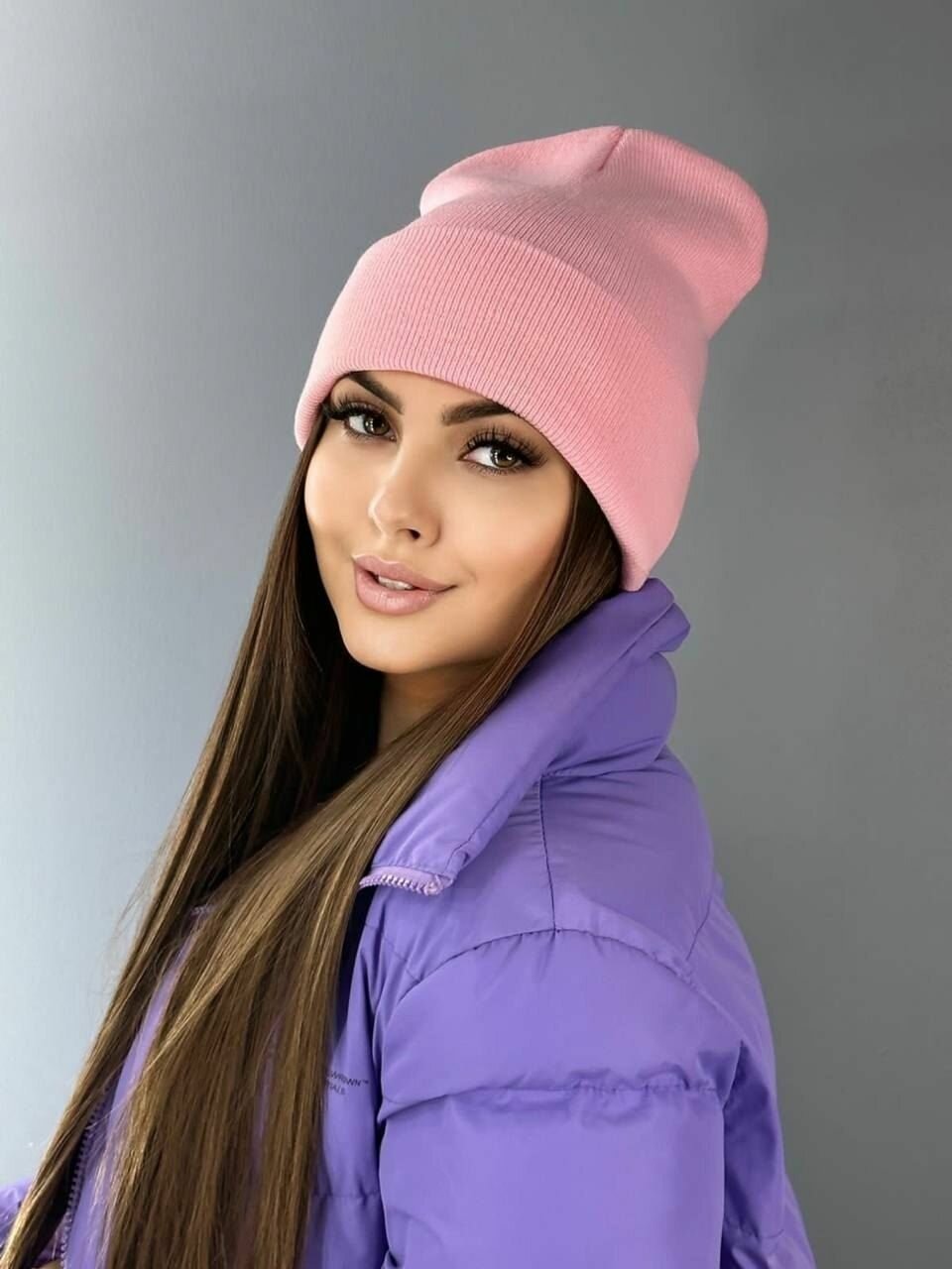 Шапка-бини Осень-зима 2024 для взрослых и детей