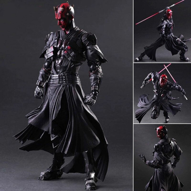 Звездные войны/Star Wars/Модель Дарта Мура, Darth Maul, подвижная,26 см -hz