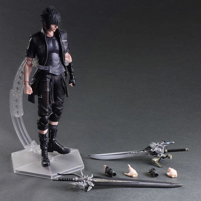 Final Fantasy VII, Noctis, подвижная фигурка, размер 13.8 см, для коллекции, идеальный подарок