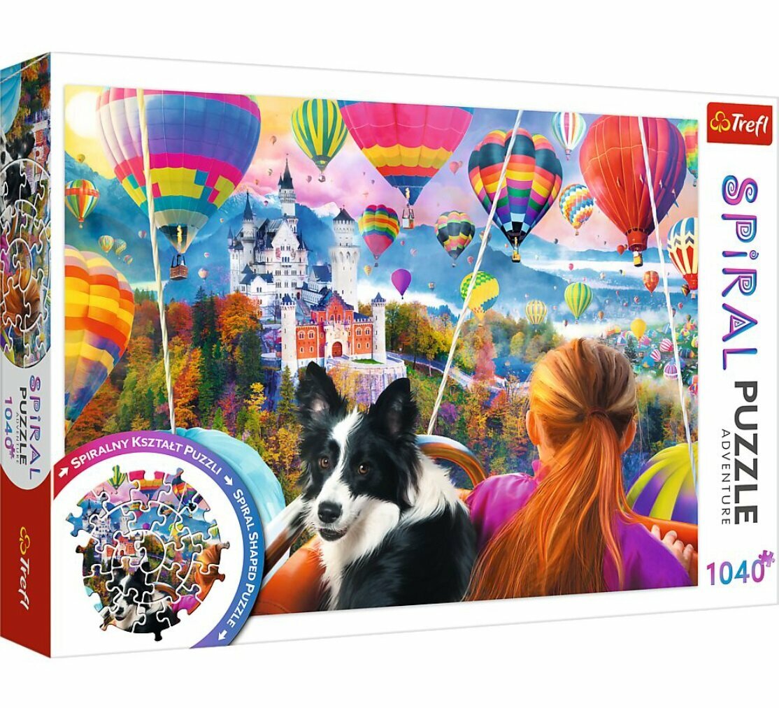 Trefl Пазл Фестиваль воздушных шаров спираль 1040 элементов 40018 с 12 лет