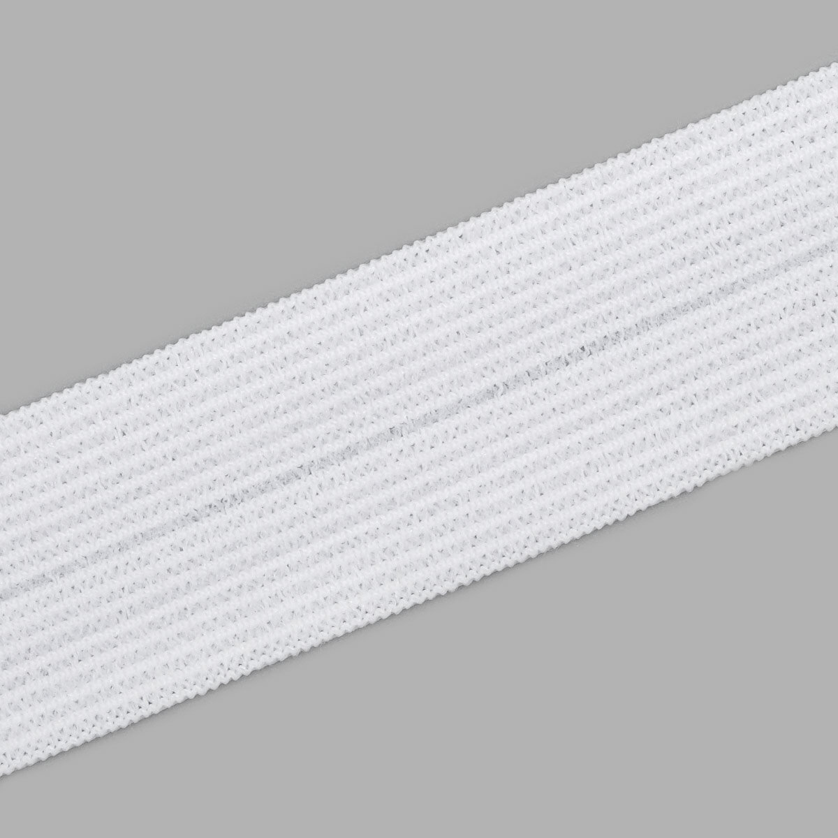 Косая бейка трикотажная Айрис, 0320/8, полиамид, лайкра, 20мм*50м (отбеленный)