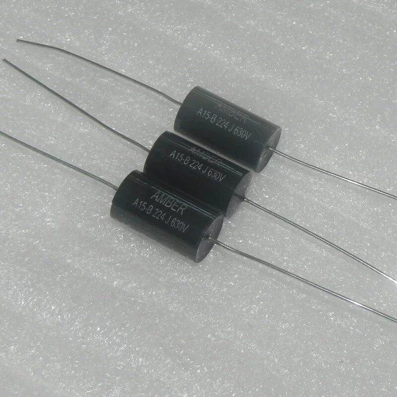AMBER 630V 224J 0.22UF 220NF осевой муфты фильм конденсатор 1шт цена