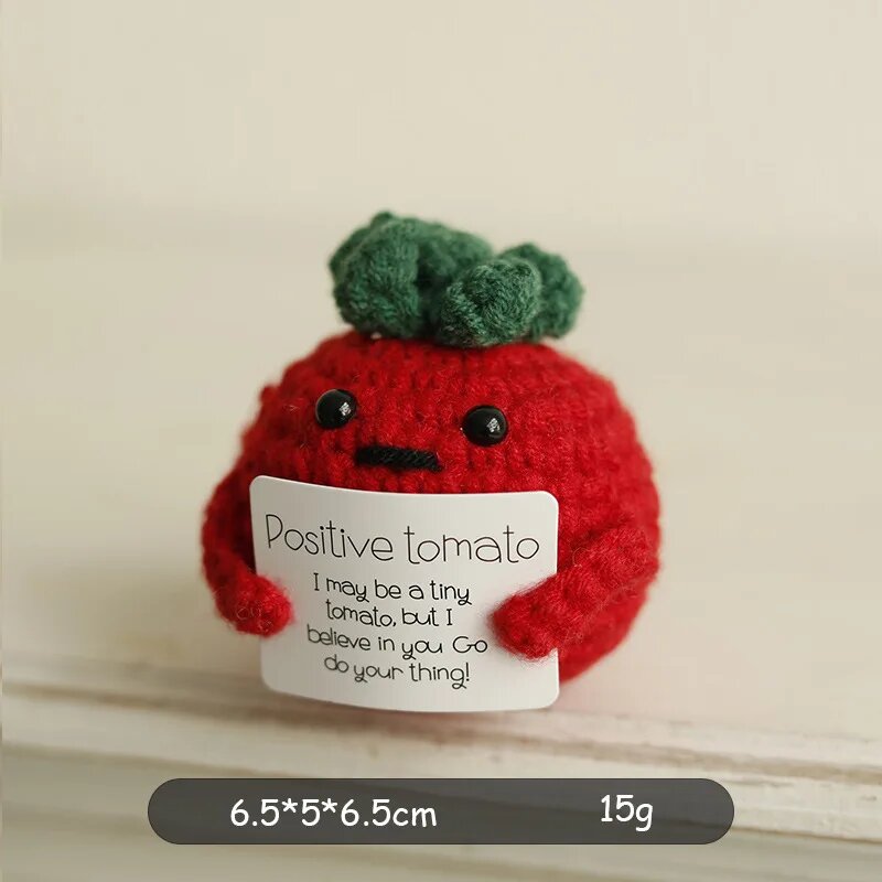 Вязаный помидор Positive Tomato, красный, 15г