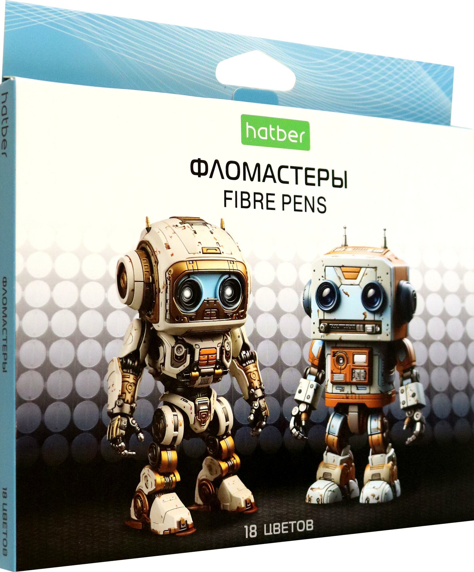 Фломастеры Робо, 18 цветов