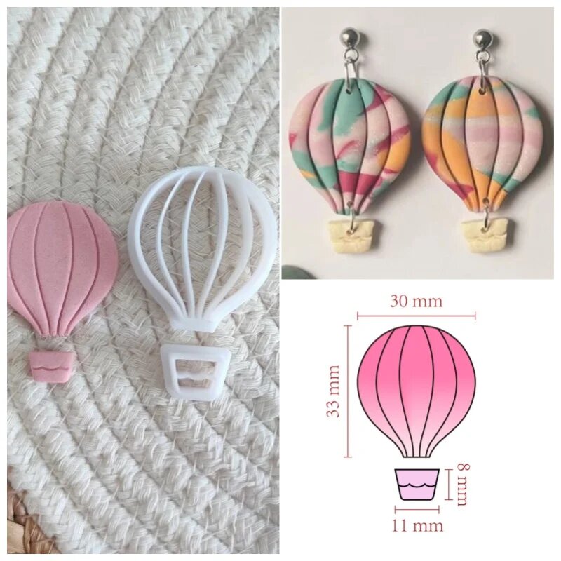 Формы для сережек из полимерной глины PLA