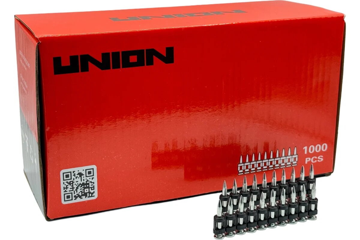 UNION UT-GPS 2,7x19 усиленные гвозди по бетону для монтажного пистолета 1000 шт