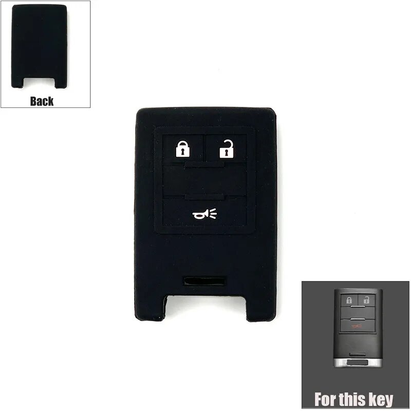 Силиконовый чехол для автомобильных ключей, чехол-брелок для Chevrolet Captiva 2014 Spark Onix Volt Aveo Sonic, умный чехол для ключей с дистанционным управлением, автостайлинг