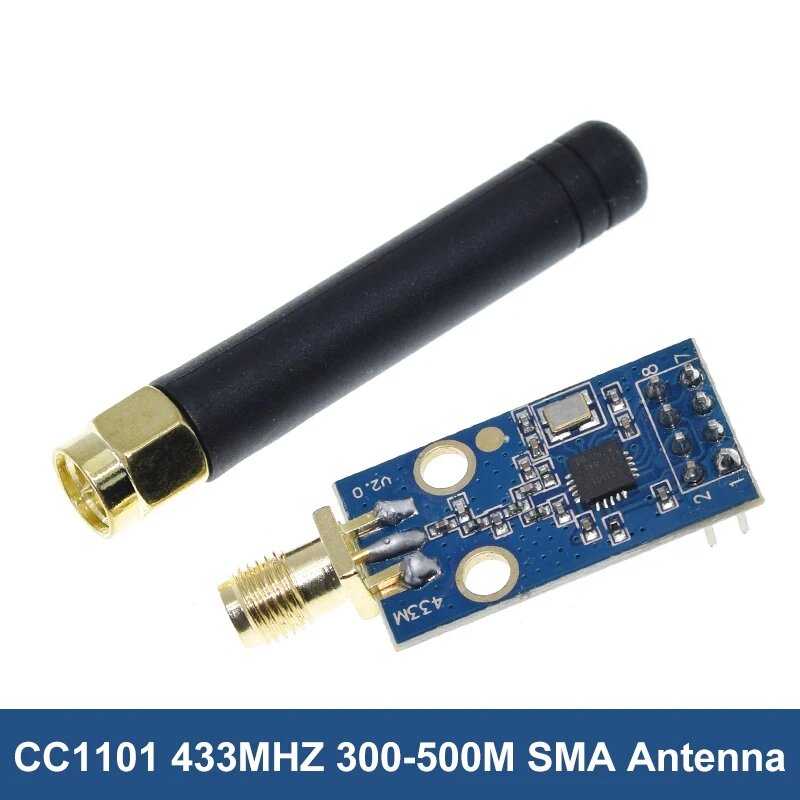 Модуль CC1101 433MHz SMA, синий, 2шт