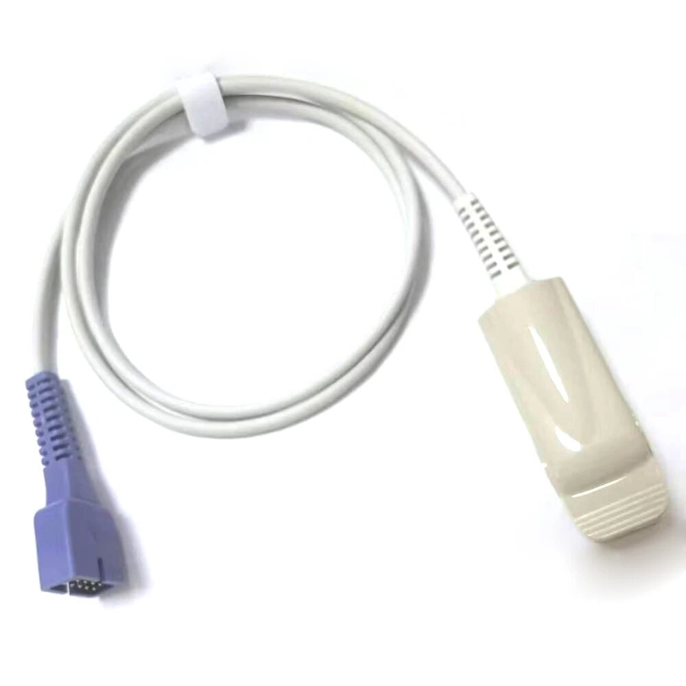 Многоразовый сенсорный кабель Spo2, совместимый с монитором модуля GE Nellcor Oxi-max, 1 м