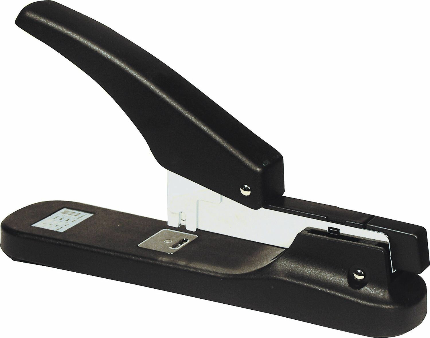 Степлер мощный, до 70 листов, ErichKrause, скобы №24/6, 23/6, 23/8, 23/10, вмещает до 100 скоб, чёрный