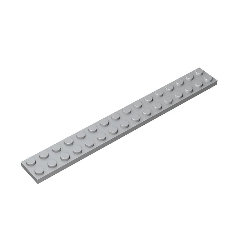 Белая пластина LEGO 1x16, Цвет: 071