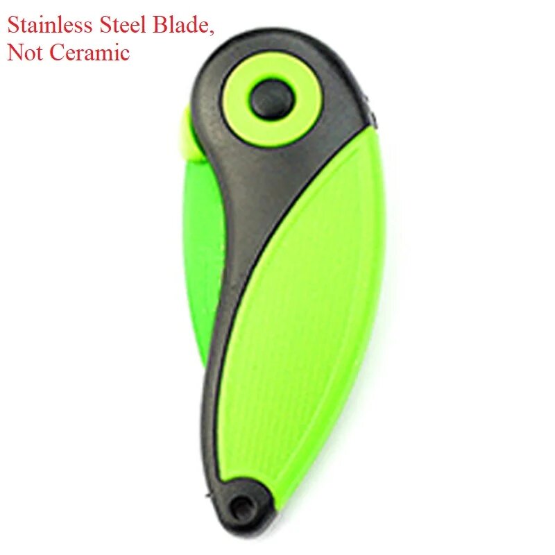 Керамический складной овощечистка Mini Bird Black Green