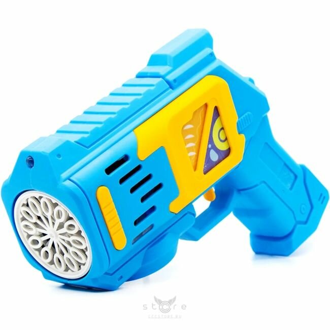 Генератор мыльных пузырей / Детский автомат Rocket Bubble Gun Синий