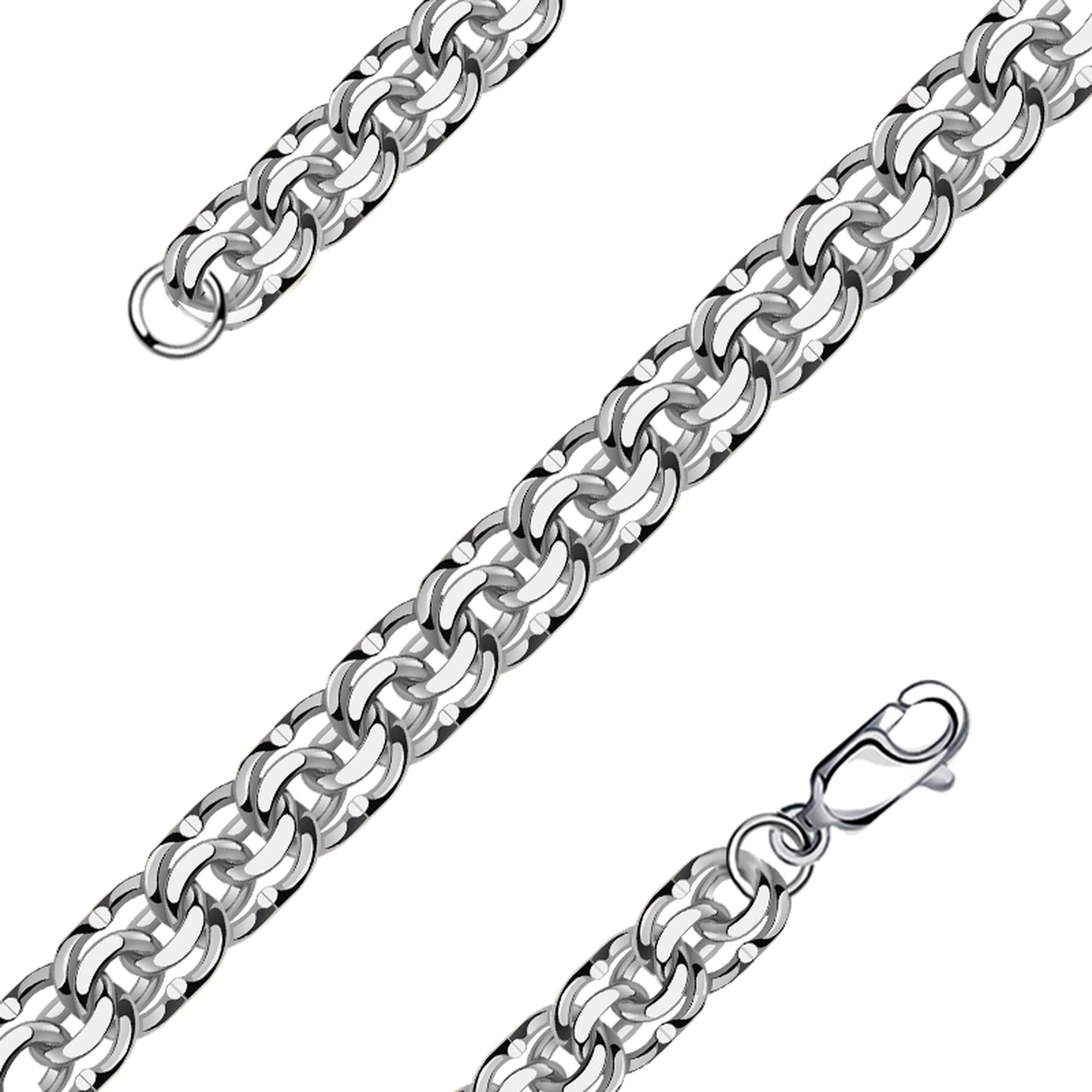 Браслет, серебро, 925 проба, родирование