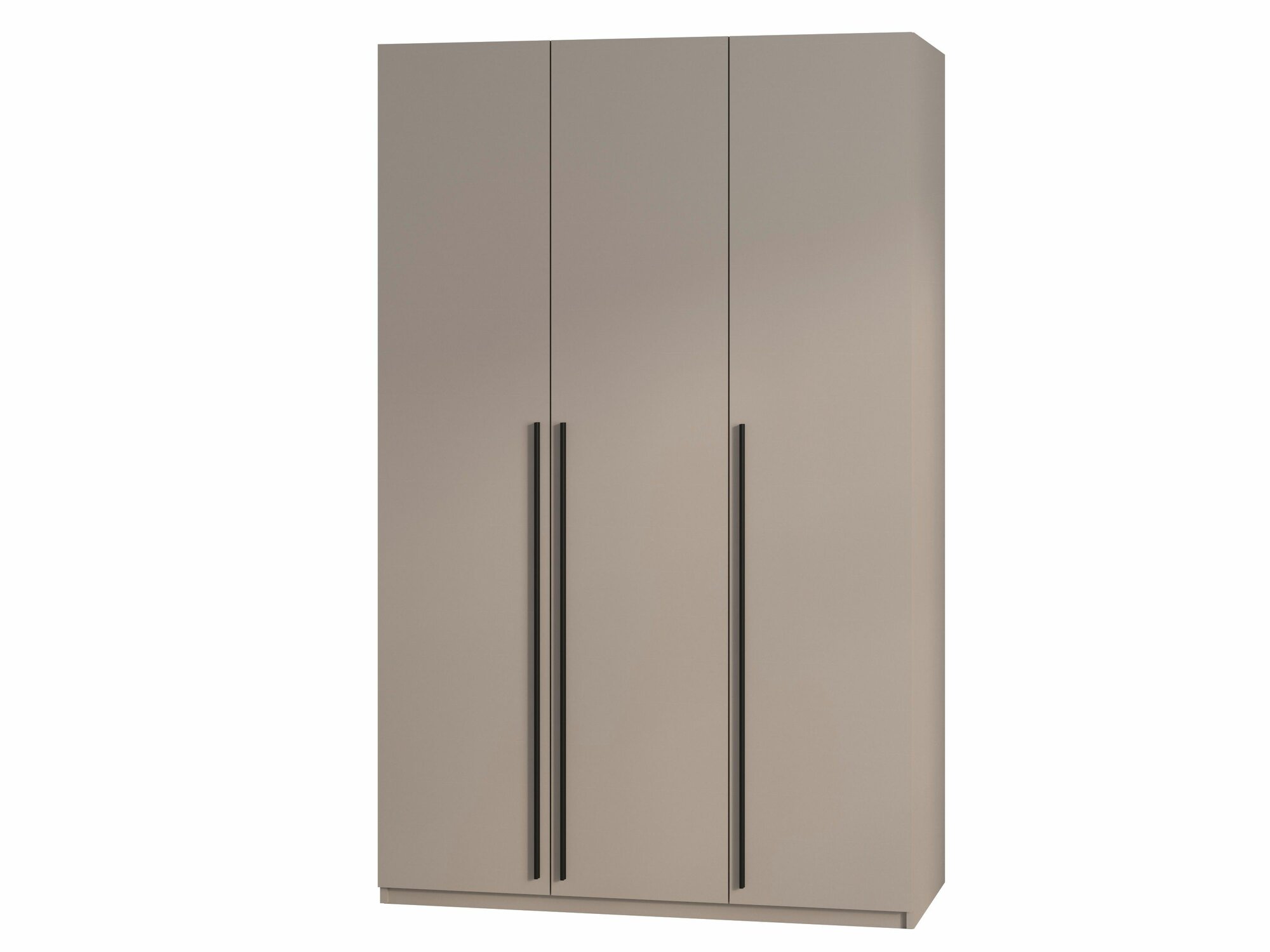 Шкаф распашной МногоМеб Лаура 3 120х40х190 трехстворчатый, грейдж