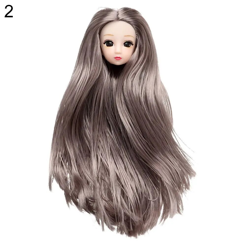 Шарнирная кукла «сделай сам», 1/6, голова куклы с золотыми, коричневыми, черными длинными волосами для куклы 30 см, шарнирные объемные глаза, старинная кукла Европы