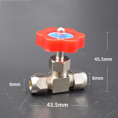 Игольчатый клапан CNZG 6мм 8мм 10мм 12мм 8mm