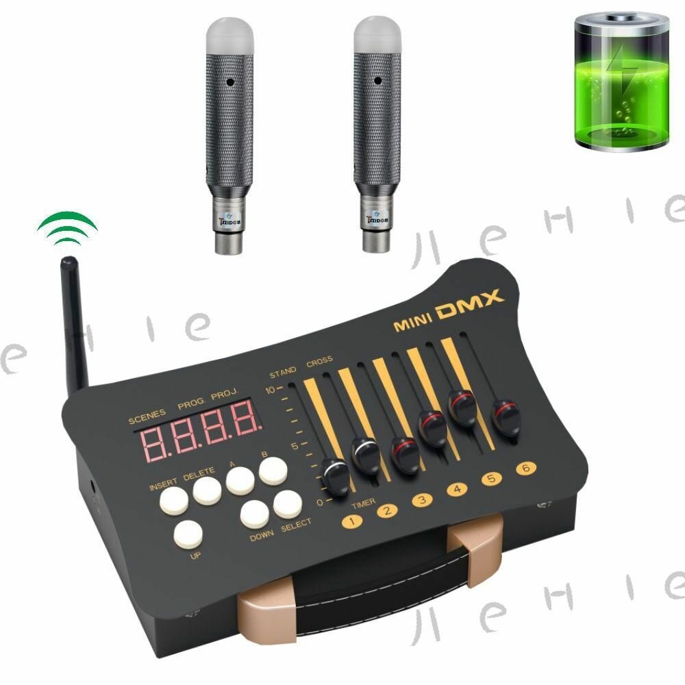Пульт DMX 512 контроллер сценического света и оборудования на 54 каналов