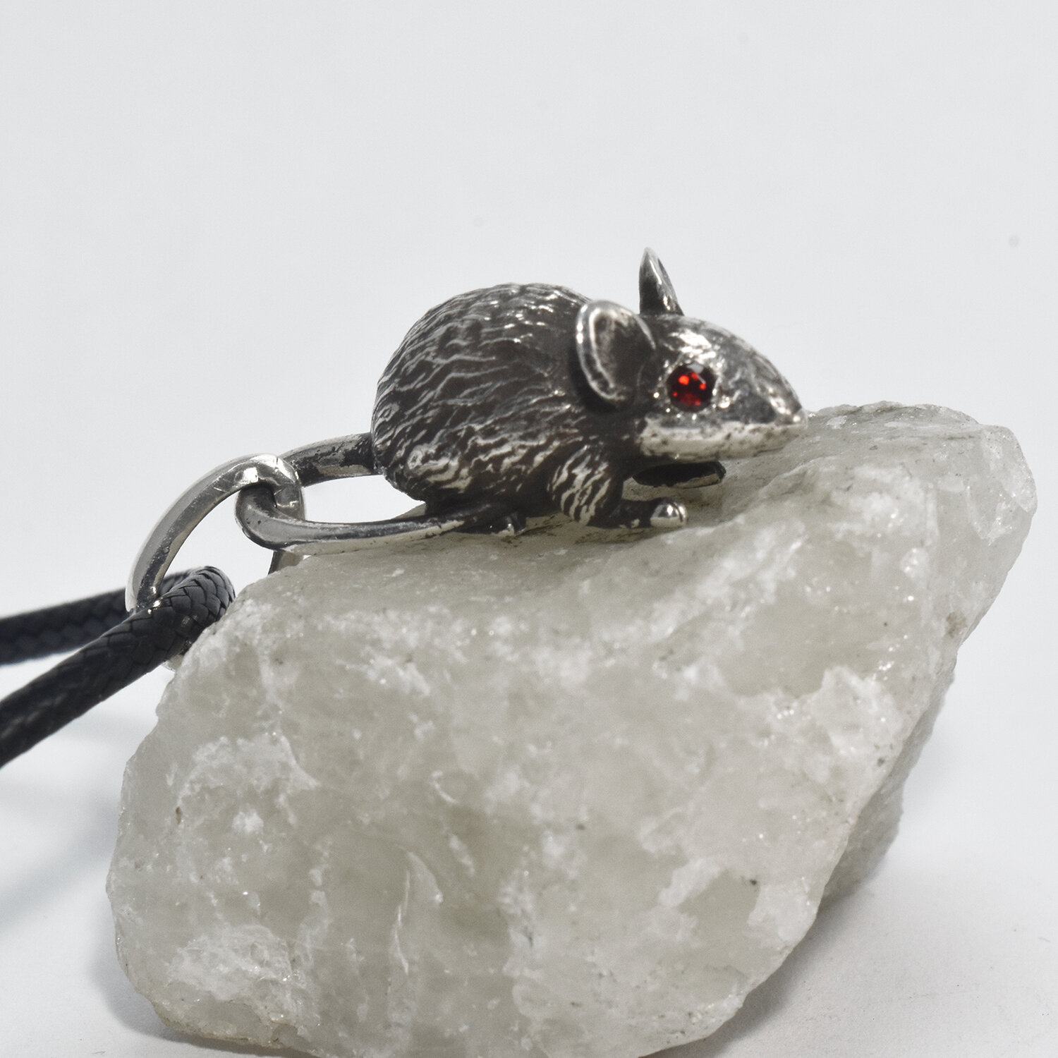 Подвеска, серебро, 925 проба, гранат