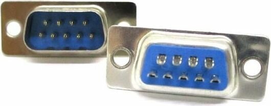 Разъем бурый медведь DB-9M D-SUB, вилка на кабель, 9 контактов, 1 шт