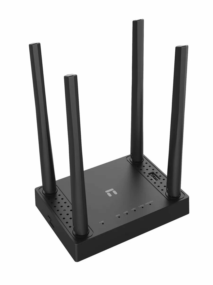 Роутер беспроводной Netis N5 AC1200 10/100BASE-TX/4G ready черный