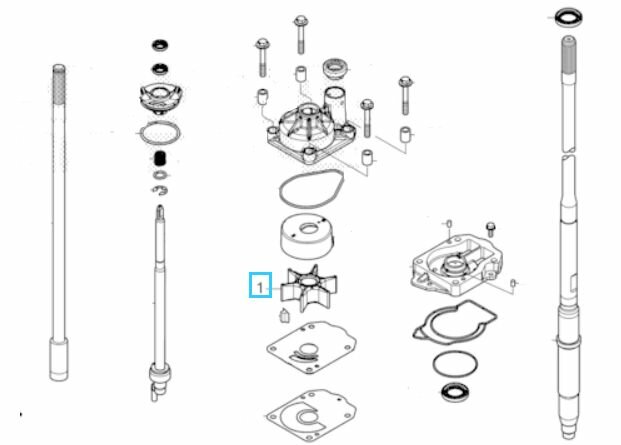 Крыльчатка, насос (Оригинал)