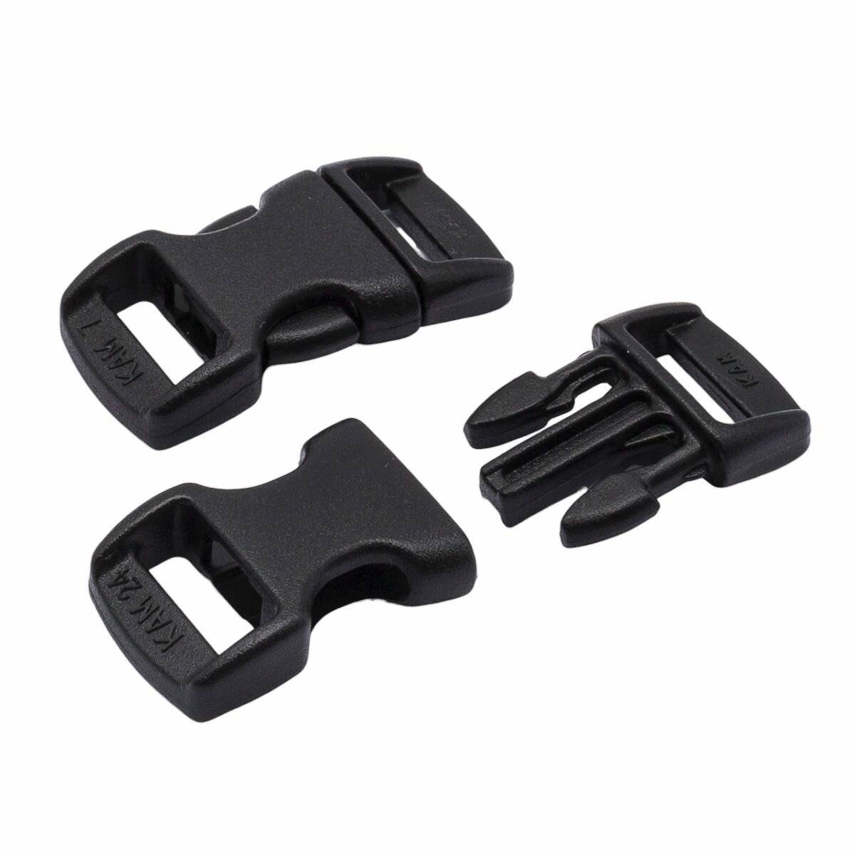 66080 Фастекс 10мм пластик, черный BIG