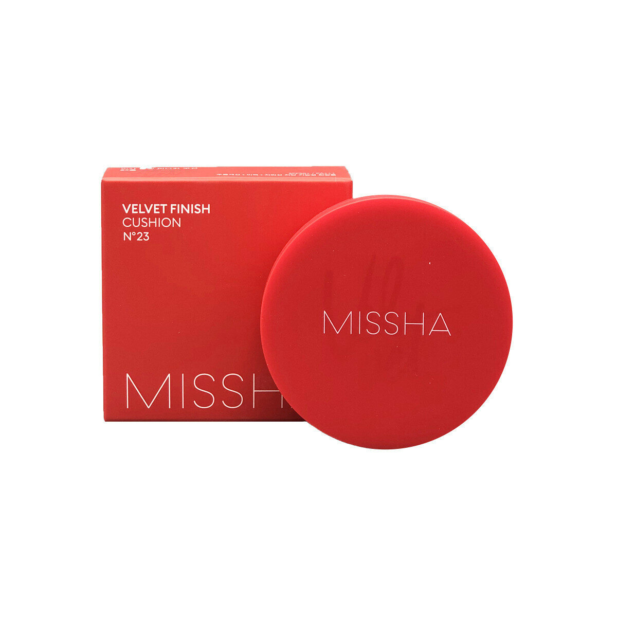 MISSHA Кушон солнцезащитный финишный. 23 тон. Velvet Finish Cushion, 15 гр.