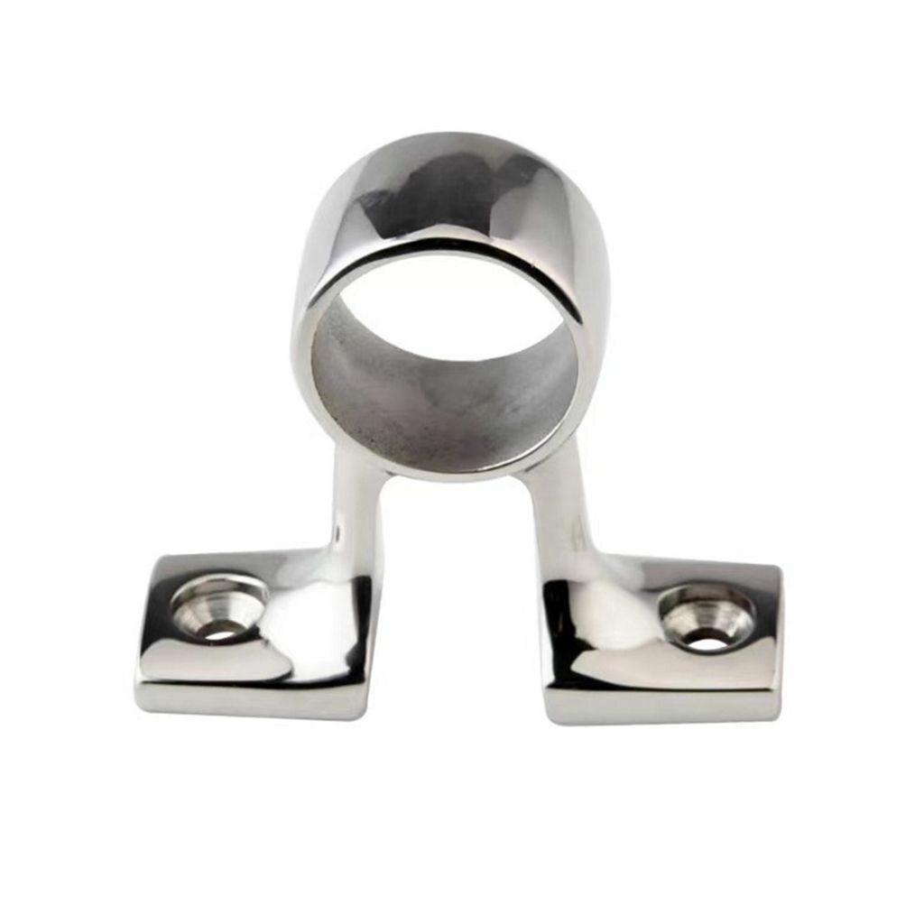 Морская лодка Яхта Держатель центрального опорного кронштейна с двойной ножкой из нержавеющей стали диаметром 25 мм