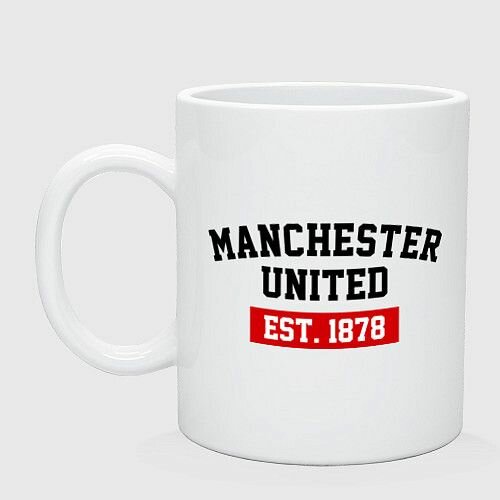 FC Manchester United Est. 1878 Керамическая кружка