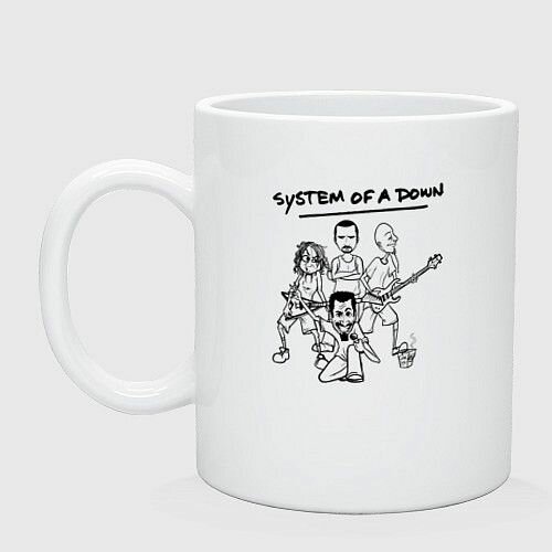 Арт на группу System of a Down Керамическая кружка