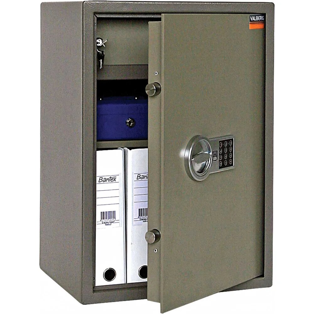 Сейф Valberg ASM.63T-EL S10399060940 с порошковым покрытием, электронным замком и взломостойким классом S1 для ценностей