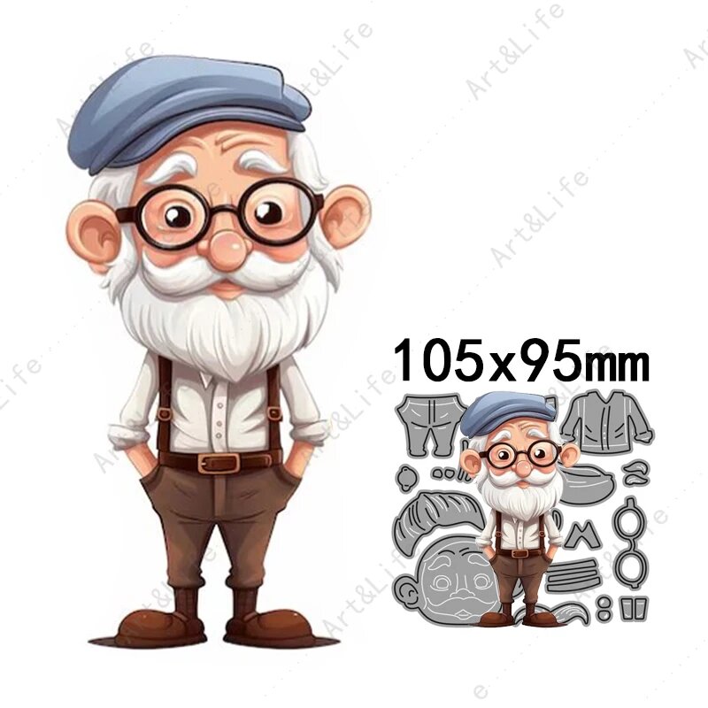 Металлические штампы для скрапбукинга в форме сердца Size 105x95mm