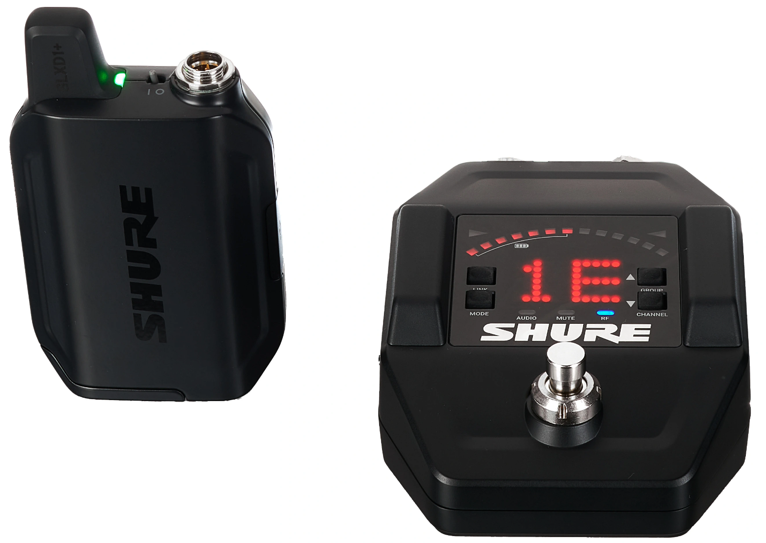 Беспроводная система педалей для гитары Shure GLXD16+ , черная