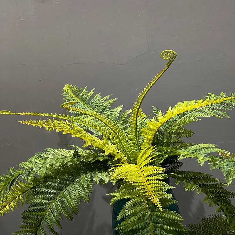 Искусственные кустарники бостонских папоротников 55cm 15 Leaves
