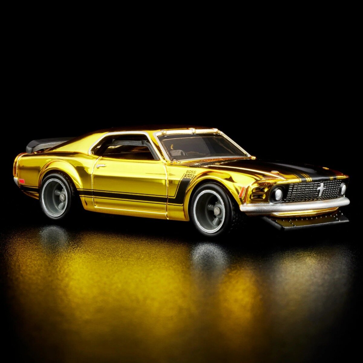 Коллекционная машинка Hot Wheels RLC Exclusive 1970 Ford Mustang Boss 302 (Хот Вилс РЛК Эксклюзив 1970 Форд Мустанг Босс 302)