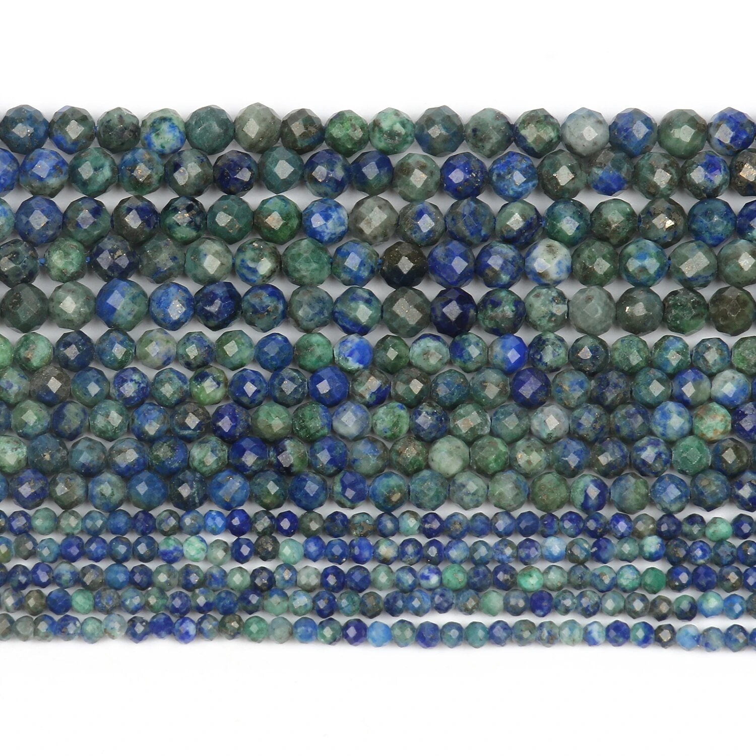 Синие сапфировые бусины Xilitata 2 3 4 мм Темно-синий, 4mm (approx 91pcs), Phoenix Lapis Lazuli