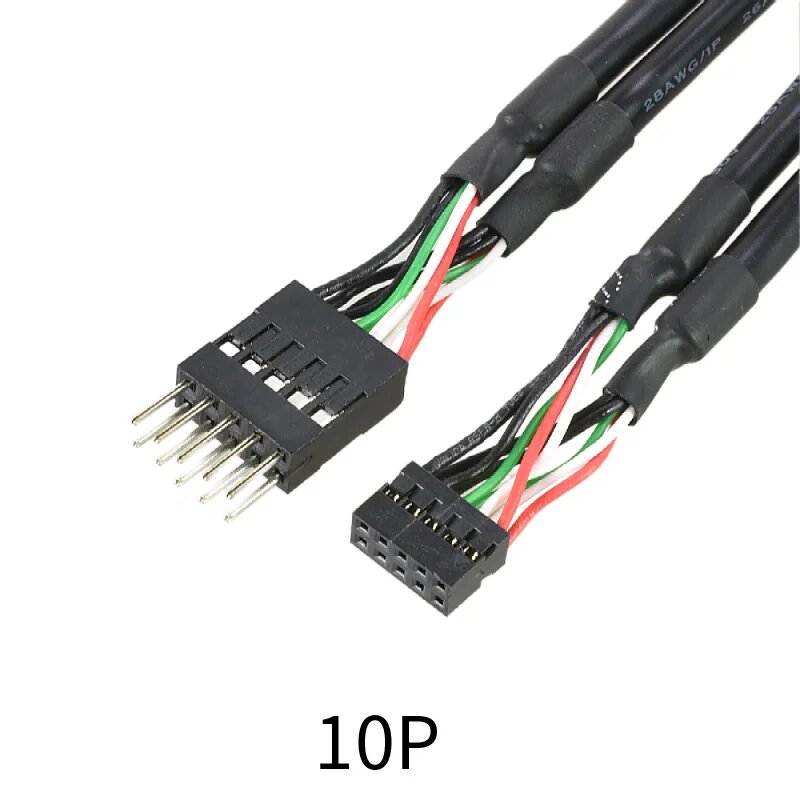 Кабель-переходник Dupont U2-008 10-контактный 2.0/2.54 мм