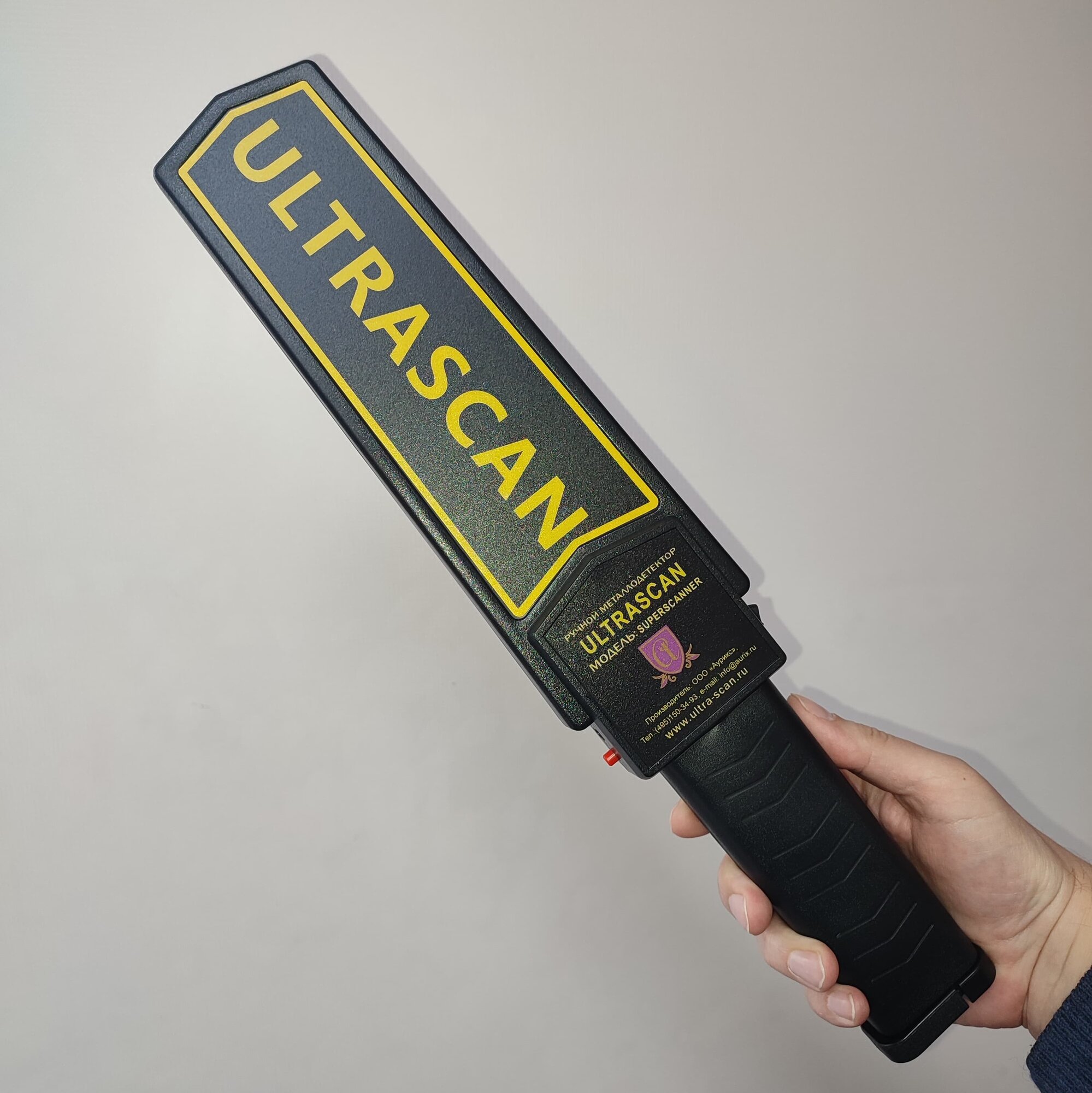 Металлоискатель UltraScan SuperScanner PRO ручной досмотровый с аккумулятором и зарядным устройством