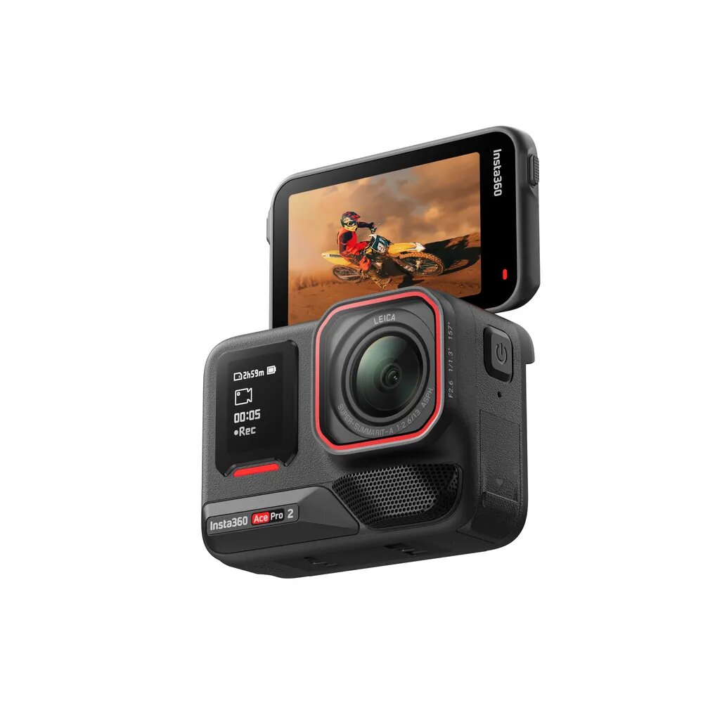 Insta360 Экшн-камера Insta360 Ace Pro 2 Dual Battery (Чёрный)