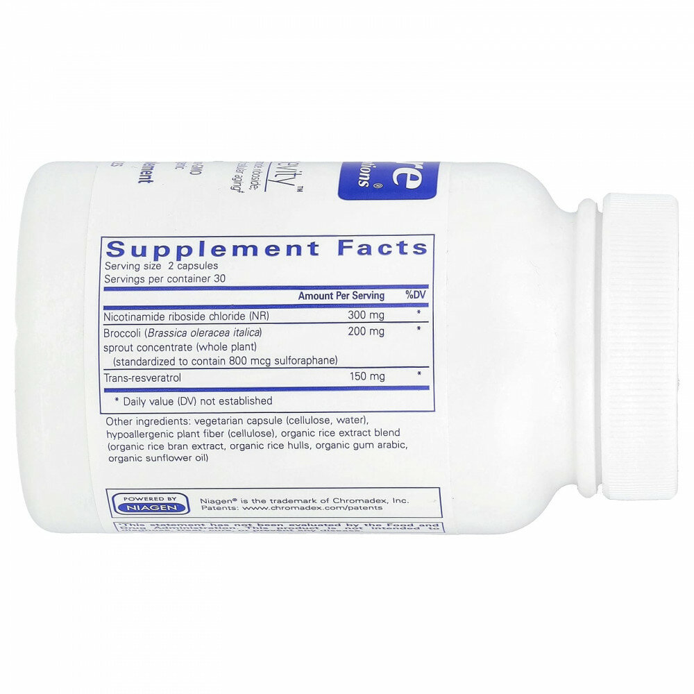 Pure Encapsulations, NR Longevity ™, 60 капсул — фото 1