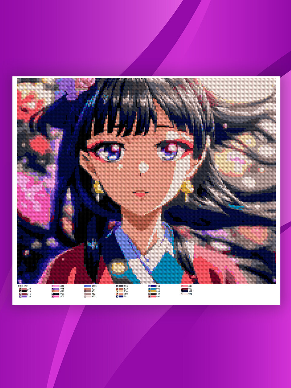 Алмазная мозаика без подрамника - вышивка Монолог фармацевта 40 х 50 см